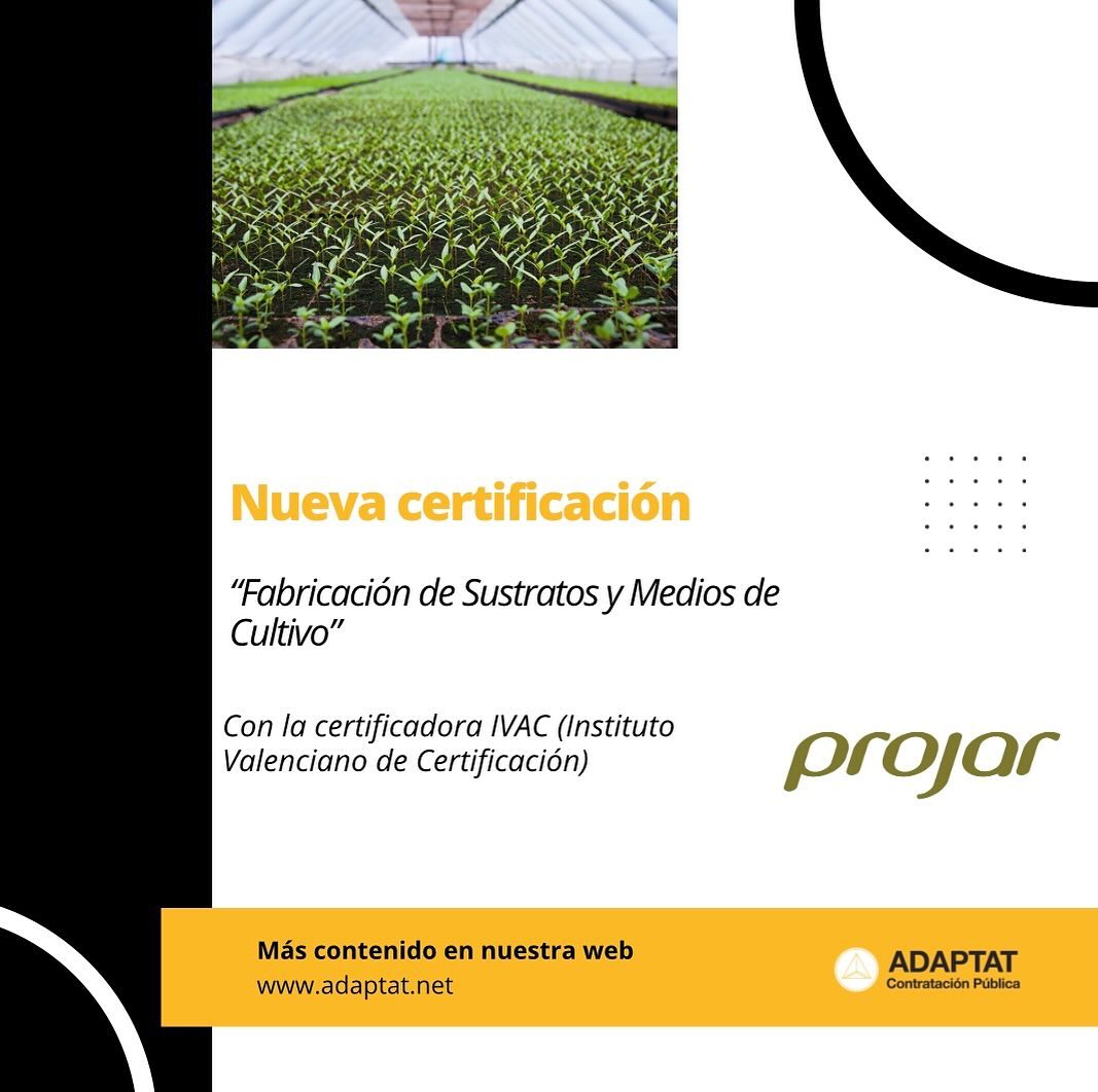 Nuestro cliente COMERCIAL PROJAR, desde su delegación de Almería, se han certificado bajo ...